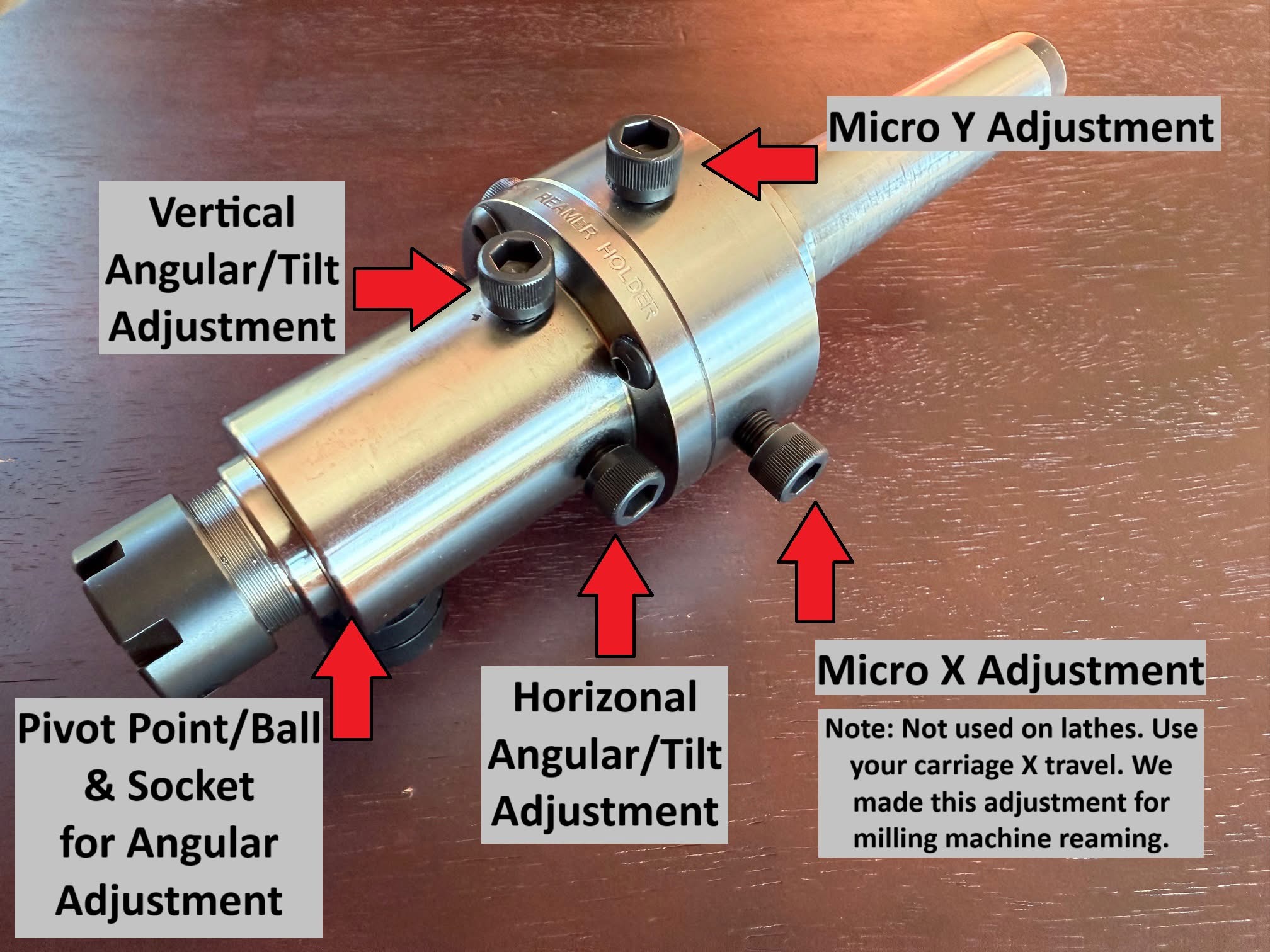 The Omni Adjustable Rigid Reamer Holder | Drews Precision